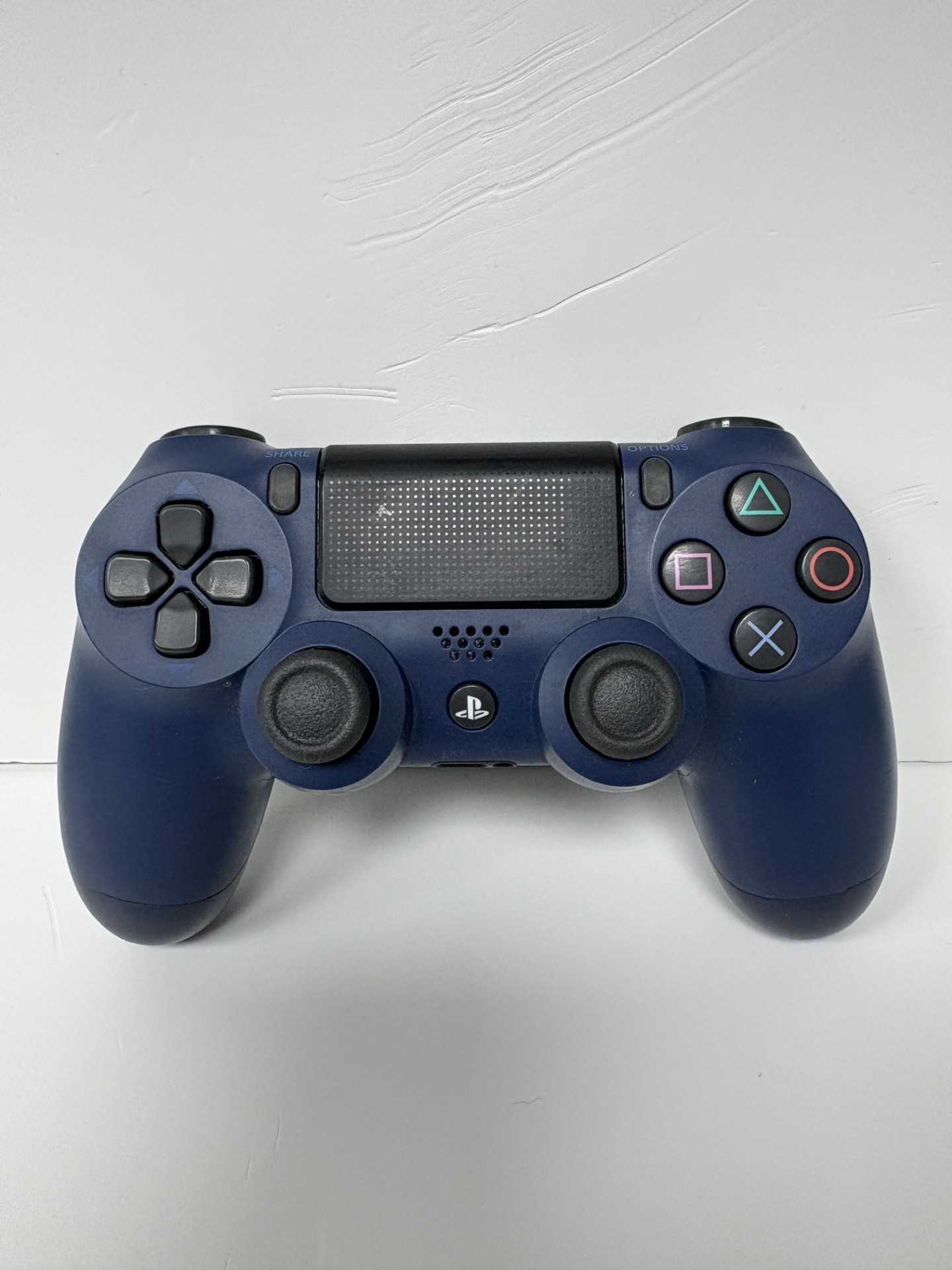 Pre-owned SONY DUAL SHOCK WIRELESS CONTROLLER BLUE UNBOXED - Own4Less